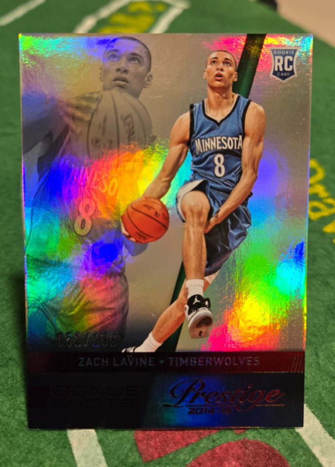 2014-15 Panini Prestige - Zach LaVine Card #172 Bonus Shots Red /199 ...