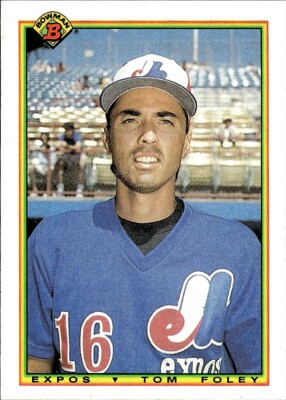 1990 Bowman Tom Foley Montreal Expos #120 | eBay
