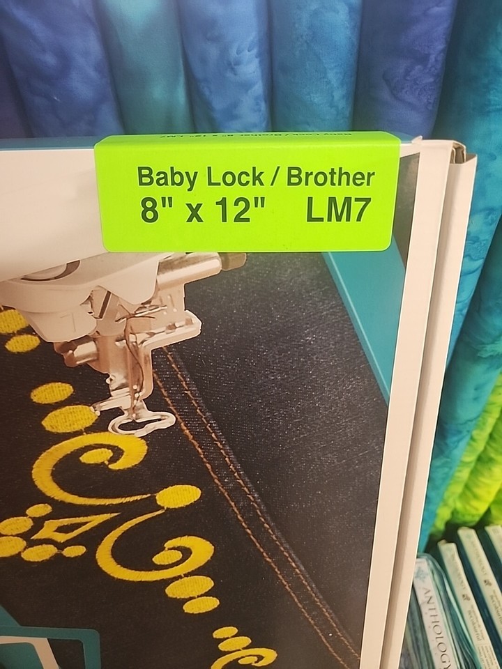 DIME Snap Hoop Monster for Brother/Babylock Single Needle Machines LM7 ...