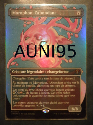 mtg magic Morophon, the Boundless extended borderless showcase FOIL ...
