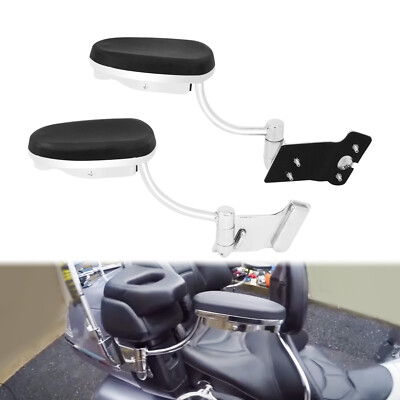 2pcs Rear Adjustable Passenger Armrests Fit For Honda Goldwing GL 1800 ...