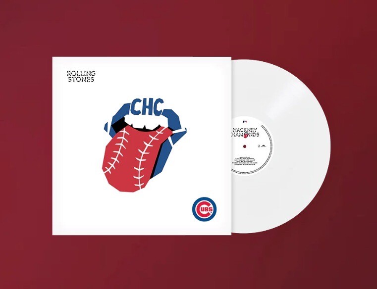 The Rolling Stones Limited Hackney Diamonds Chicago Cubs White Vinyl LP ...
