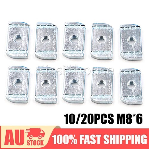 10/20PCS M8 6MM Slot Channel Nut Suits For Rhino Pioneer Platform Roof ...