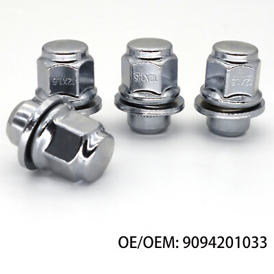 4X M12x1.5 Car Wheel Lug Nuts For Lexus ES350 Toyota Highlander Camry ...