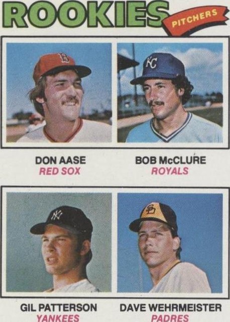 1977 Topps - Rookie Pitchers #472 Bob McClure, Gil Patterson, Don Aase ...