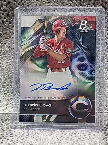 2023 Topps Bowman Platinum Top Prospect Justin Boyd #TOP-65 Cincinnati Reds | eBay