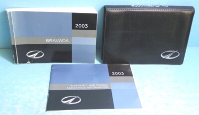 03 2003 Oldsmobile Bravada owners manual | eBay