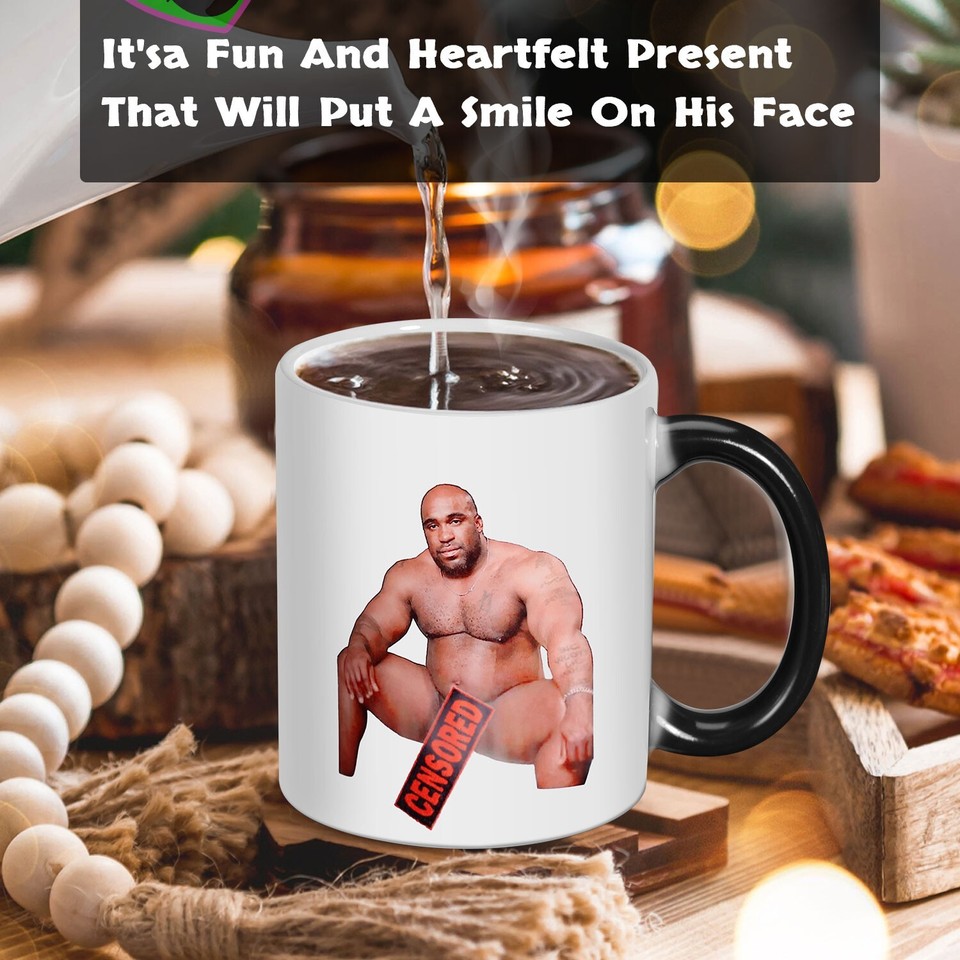 Heat Changing Sensitive Cup Barry Wood Ceramic Coffee Mug Novelty Funny ...