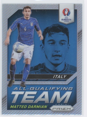 MATTEO DARMIAN 2016 PANINI PRIZM EURO SILVER ALL-QUALIFYING TEAM #5 | eBay