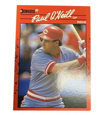 Paul ONeill Donruss 1990 Baseball Card Cincinnati Reds #198 MLB ...