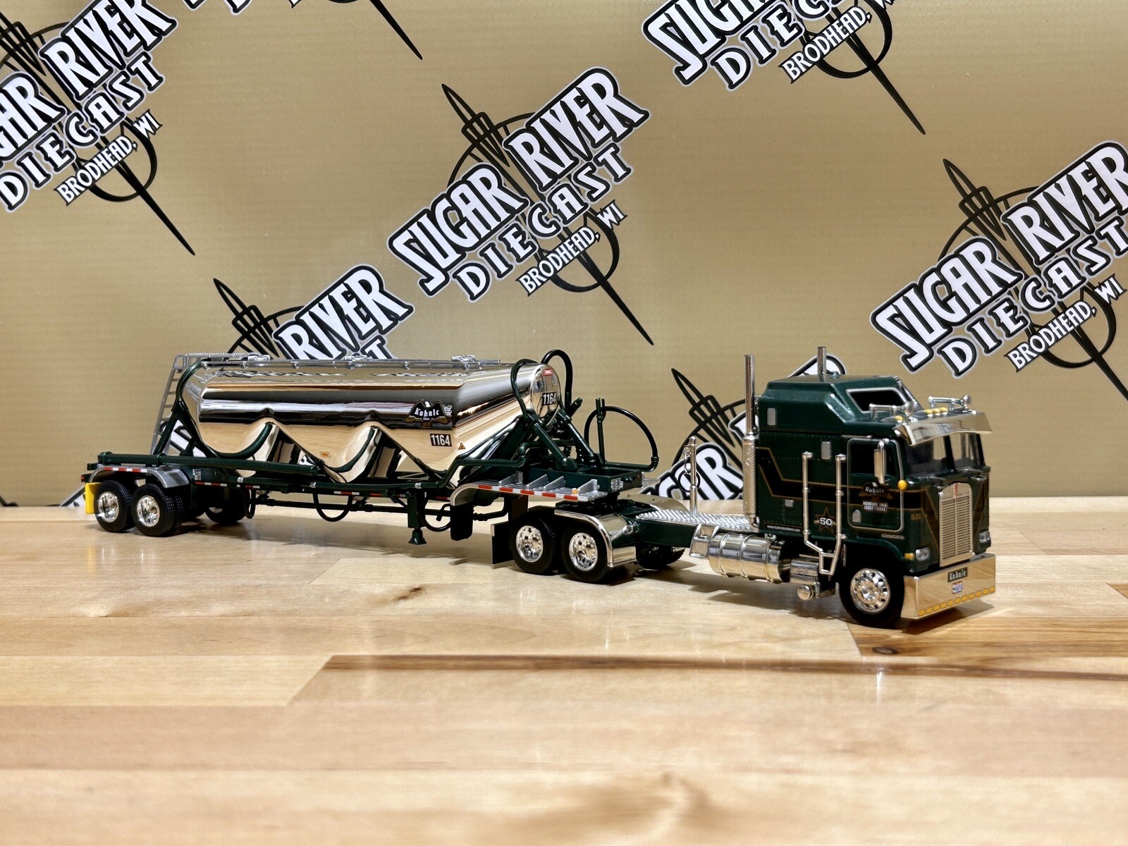 DCP 1/64 Big Rigs #11 Kenworth K100 Kuhnle brothers tanker Semi Truck ...
