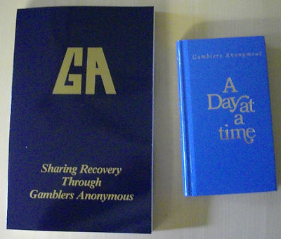 Gambler's Anonymous 2 Book Set "Sharing Recovery" and " Day At A Time ...