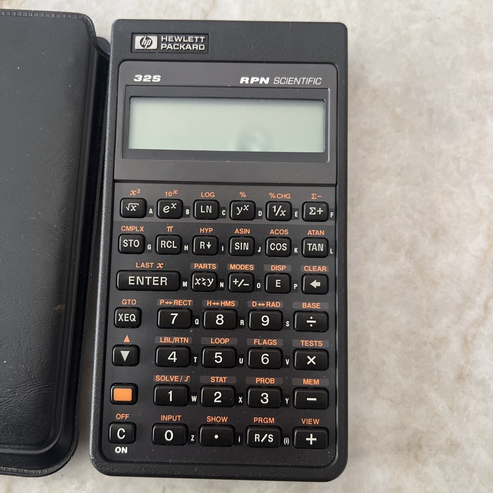Hewlett Packard HP 32S RPN Scientific Calculator with case: Free Ship ...