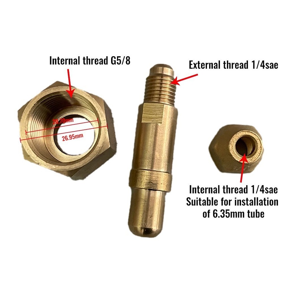 Easy to Switch Modes Car Conditioner Adapter for R134A W218 to 1/4 SAE ...