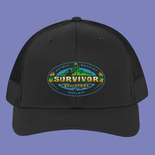 Survivor All Stars Black Adjustable Trucker Hat Adult Size | eBay