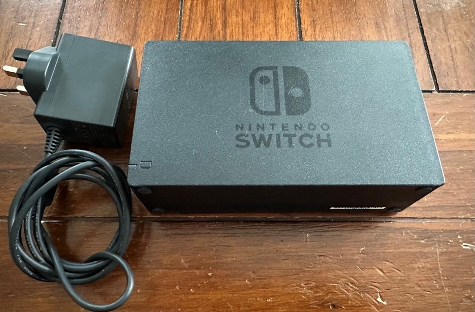 Nintendo Switch Console with Neon Blue/Neon Red Joy-Con Controllers ...