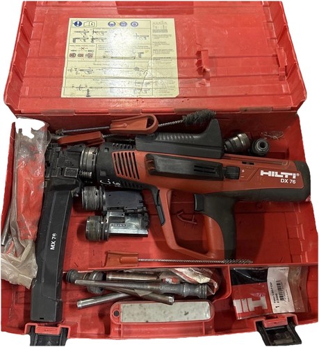 Hilti DX-76-PTR With MX-76 Magazine Powder Actuated Nailer W/ Case ...