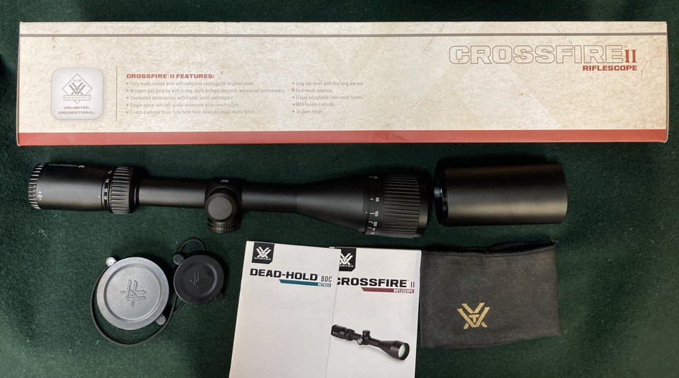 Vortex Crossfire 2 6-18x44 Rifle Scope CF2-31033 Dead-Hold BDC (MOA) w ...