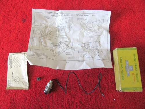 1964-1967 Olds Cutlass 442 NOS GM Hand Emergency Brake Signal Set ...