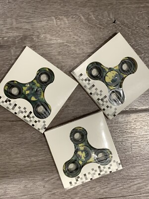 6x Camo Army Fidget Spinner anxiety toys Hand Spinner Finger, Party ...