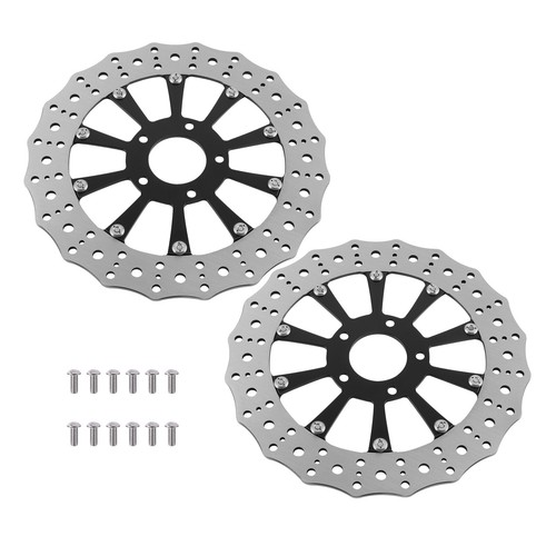 2* Floating Front Brake Rotor Disc for Harley-Davidson Touring 08-19 ...