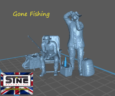 Scalextric Figures, Slot car Figures, 1:32 figures, Fishing set | eBay UK