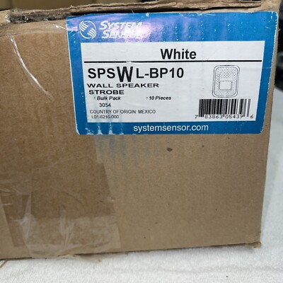 System Sensor Fire Alarm SPSWL-BP10 Speaker Strobe - Pack of 10 | eBay