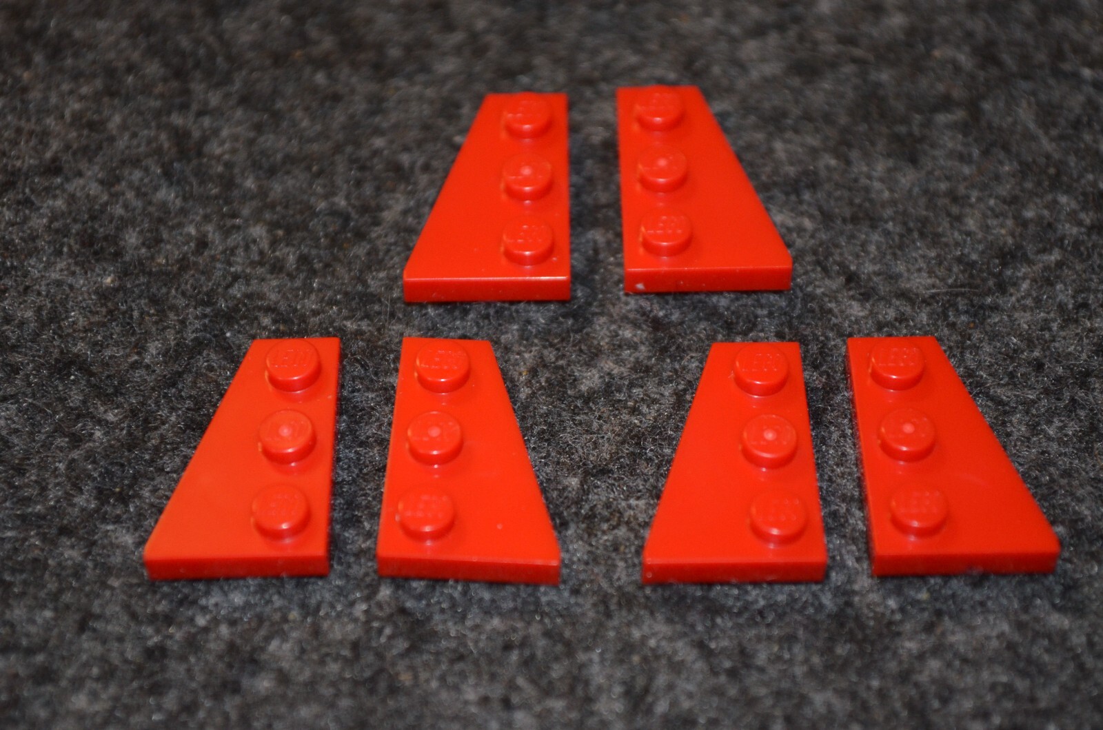 6 - [3 Pair] 2x3 Red Wing / Corner Plate Bricks ~ New Lego Parts ~ | eBay