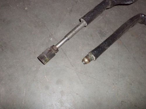 94 Corvette STEEL Braided FUEL Rail to Chassis Frame FUEL LINES 95 96 ...