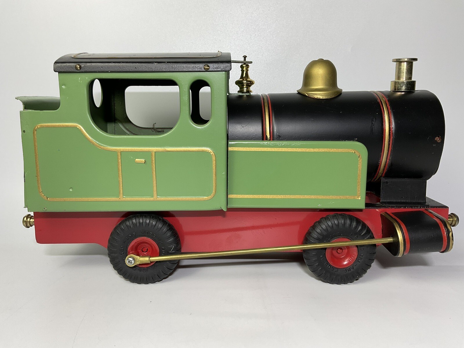 VTG Tri-ang Puff-Puff Pressed Steel Train Locomotive 17" Made in ...