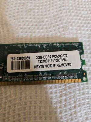 K-byte 2gb DDR2 Pc5300/4200 Ram Module | eBay