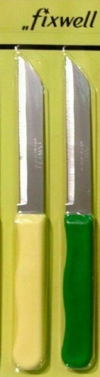 Fixwell Multi Colour Silver Stainless Steel Knife Set Utility Knife ...