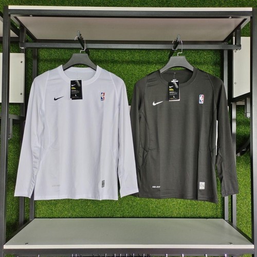NIKE PRO NBA Compression TShirt Long Sleeve - Black and White (M-2XL ...