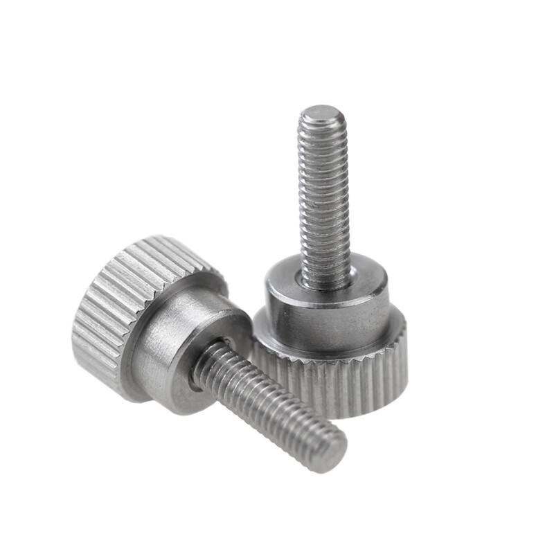 M3 M4 Knurled Thumb Screws Stainless Steel/ Nut Hand Turn Knob Bolt ...