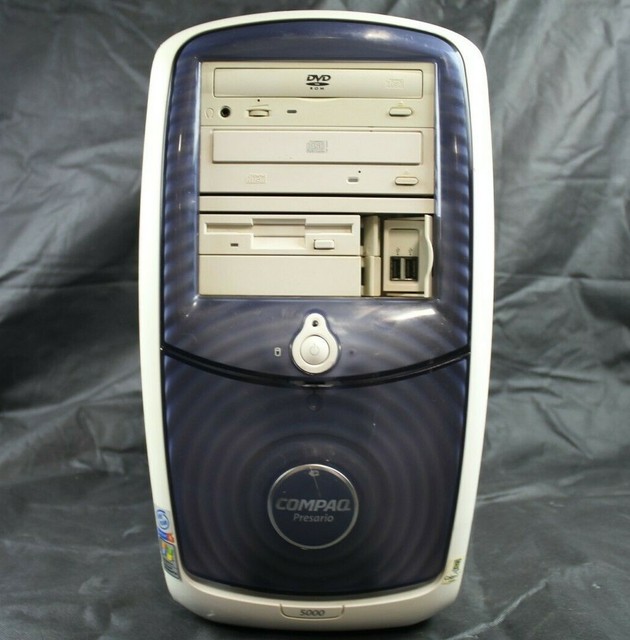 Compaq Presario Computer Fs740 Monitor Keyboard JBL Speakers Microtek ...