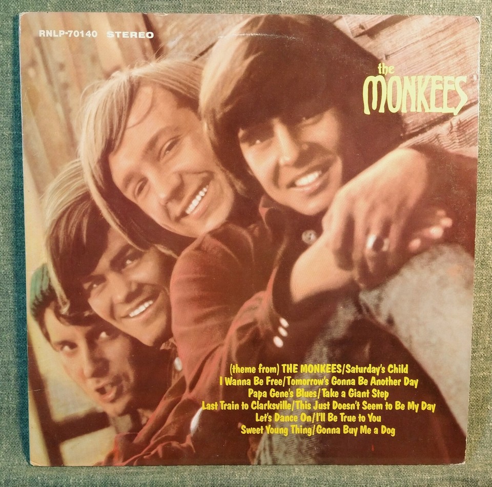 The MONKEES Vinyl LP Self Titled 1966 Debut Rhino Stereo VG+/EX | eBay