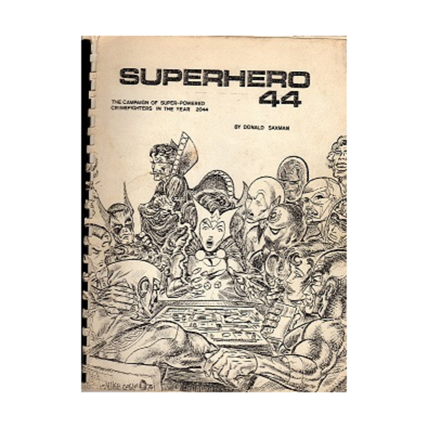 Donald Saxman Superhero RPG Superhero 44 VG | eBay