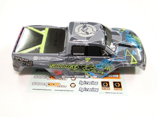 NEW HPI SAVAGE XS MINI FLUX Body Painted VAUGHN GITTIN JR EDTION FUN ...