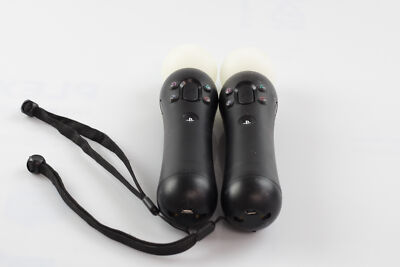 lot of 2 Sony PlayStation PS4 PS5 PSVR Move Motion Controllers [CECH ...
