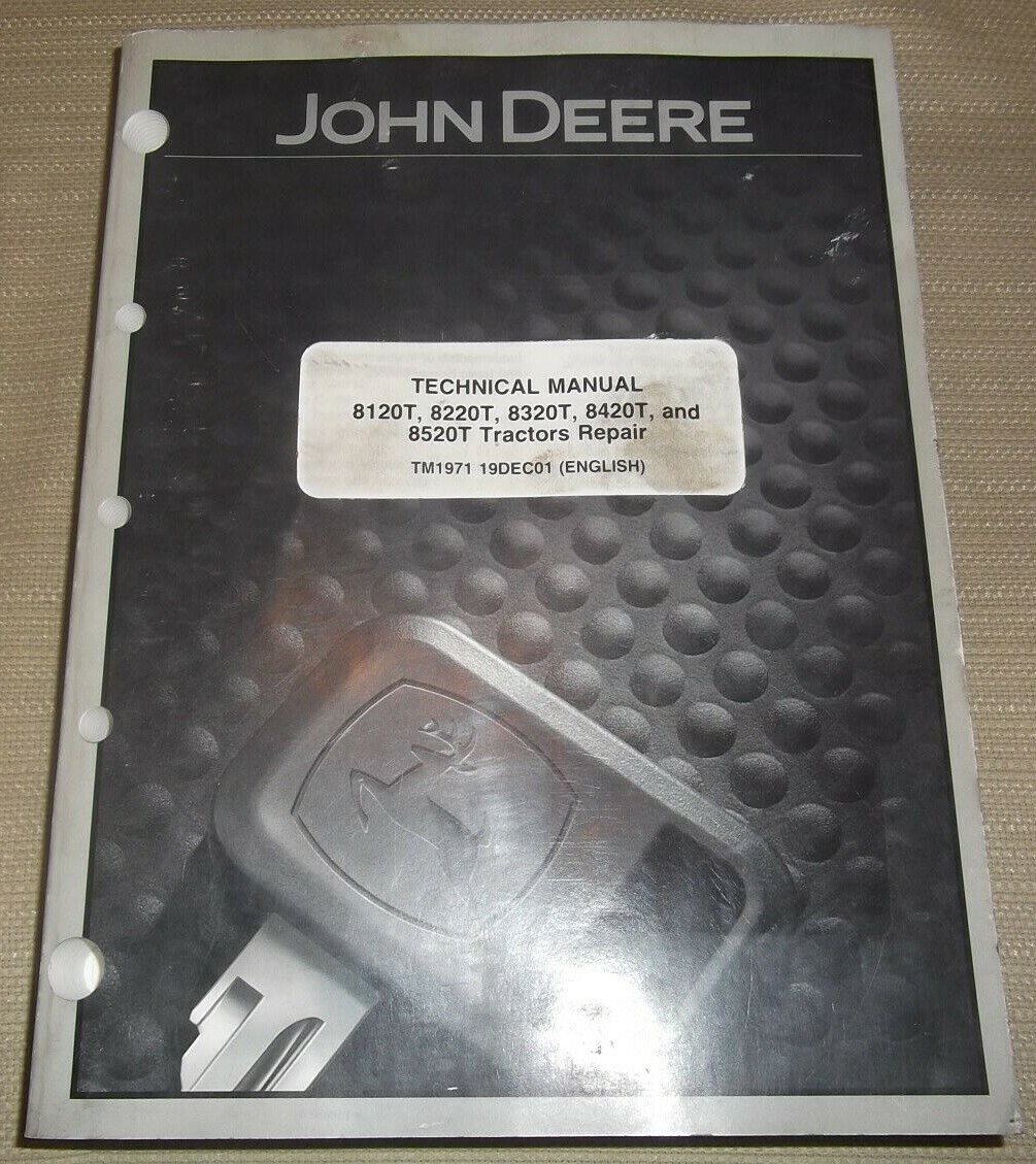 JOHN DEERE 8120T 8220T 8320T 8420T 8520T TECHNICAL SERVICE REPAIR ...
