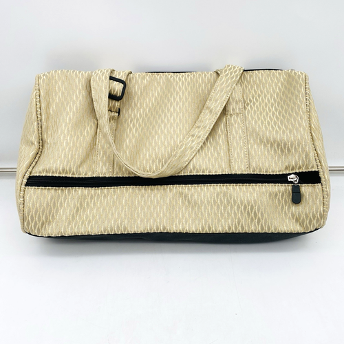 O2Totes Portable Oxygen Tank Bag Purse Tote Carrier Gold Beige Brocade ...