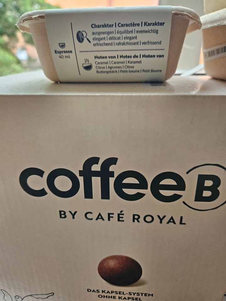 CoffeeB by Café Royal Macchina Capsule Senza Capsula Nera | eBay