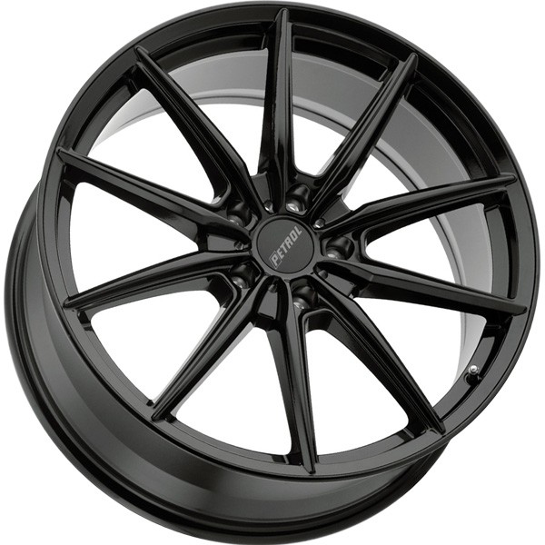 (Set of 4) Petrol P4B 17x8 5x105 +40mm Gloss Black Wheels Rims 17" Inch ...