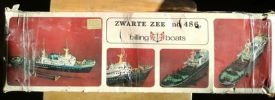 Zwarte Zee TUGBOAT KIT Billing Boats Model 486; GOOD cond. parts ...