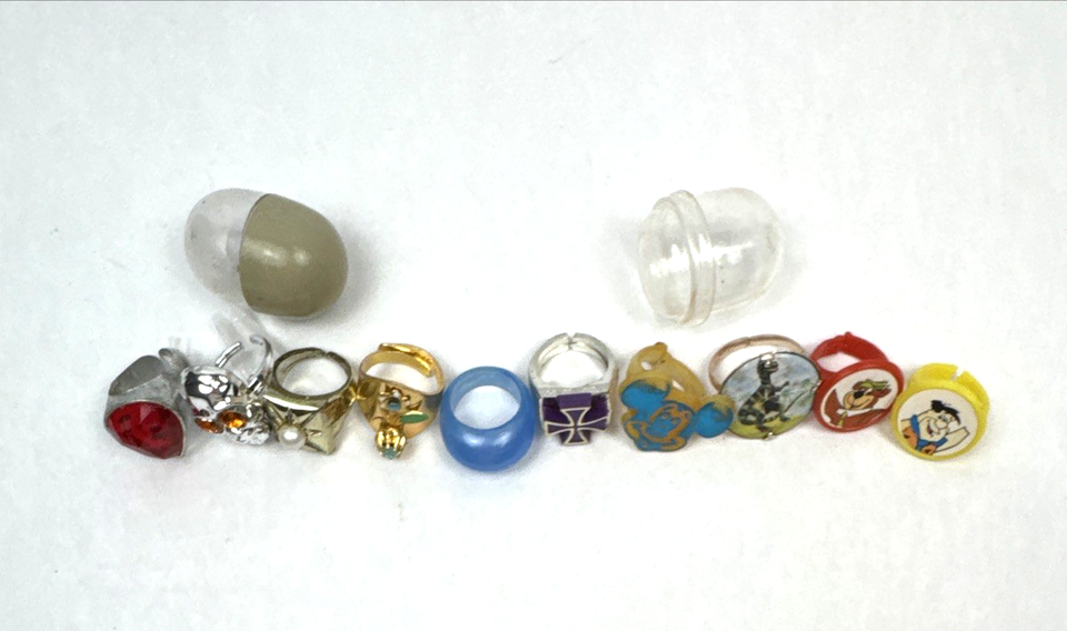 Vintage Lot Cracker Jack Gumball Prize Premiums Toy Rings Lot | eBay