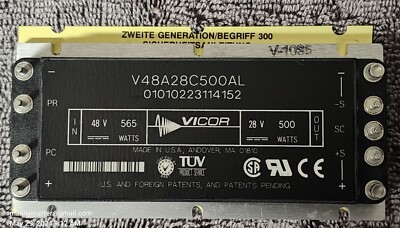 Vicor power module V48A28C500AL 48V to 28V500W DC-DC | eBay