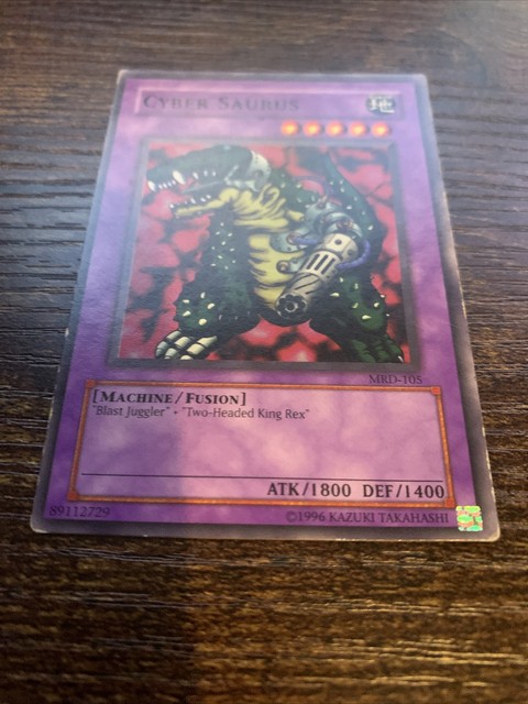 Yu-Gi-Oh! TCG Cyber Saurus Metal Raiders MRD-E105 Unlimited Common for ...