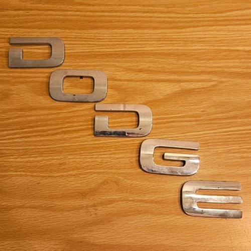 2002-2004 Dodge Ram "D O D G E" Tail Gate Emblem Letters - Chrome - Set ...