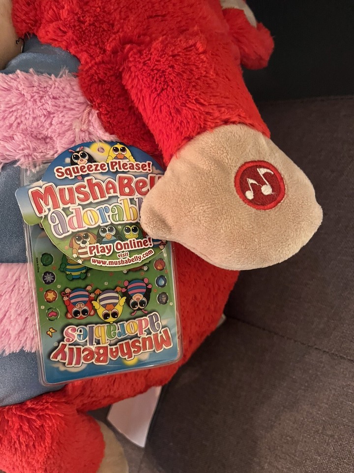 MushABelly Red Monkey Plush 18” Jay at Play - Brand New & Sound Works ...