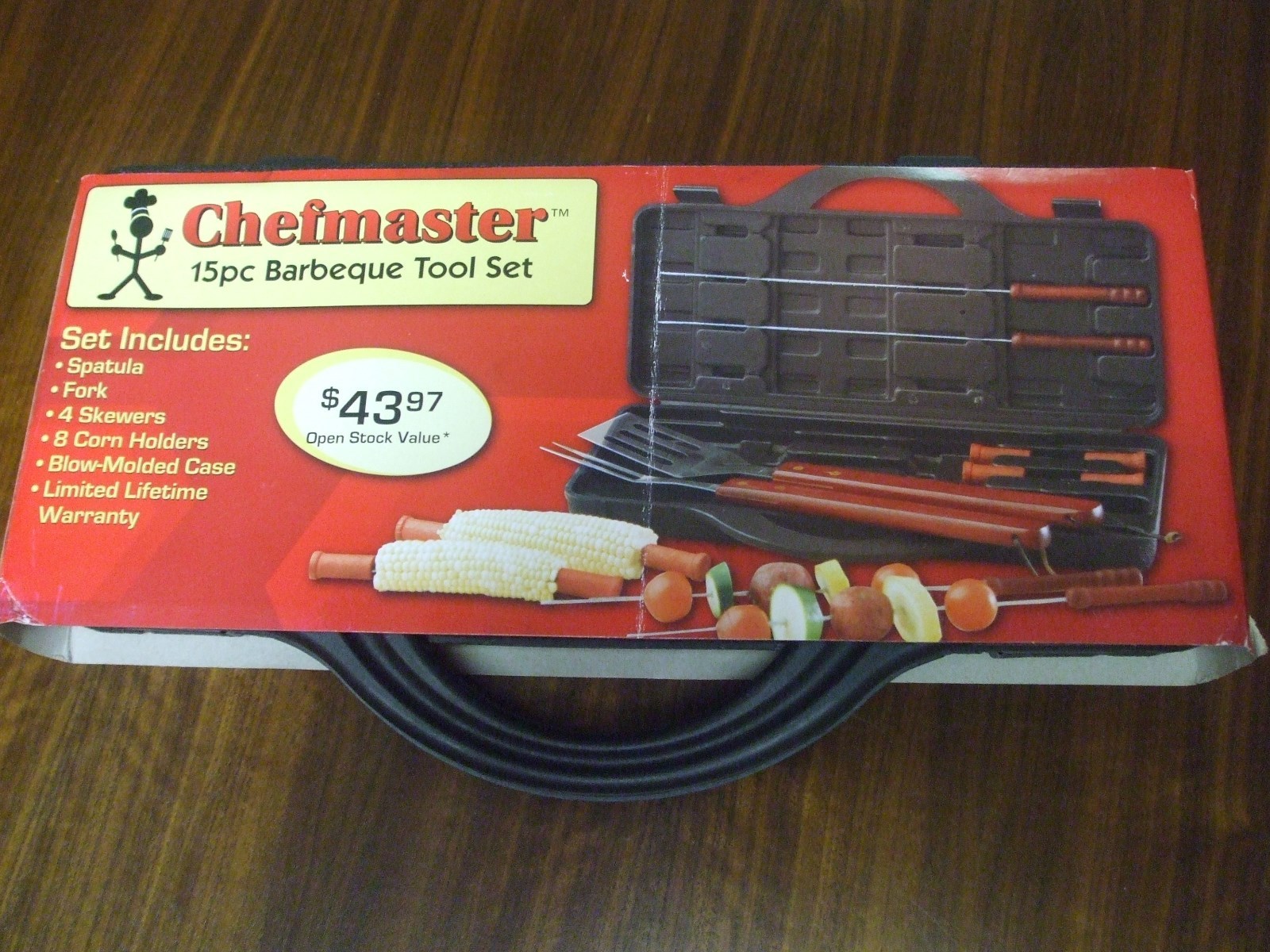 ChefMaster 15pc Stainless Steel Barbeque Set KTBQ15 for sale online | eBay